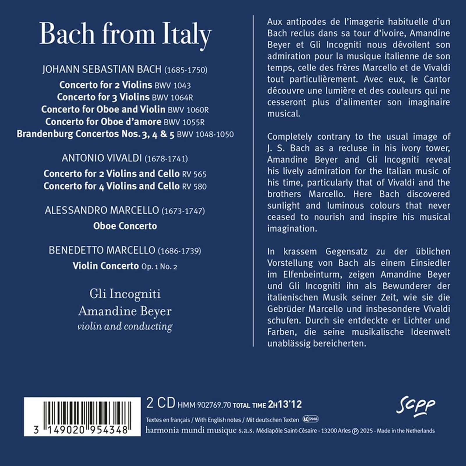 Bach from Italy - Klassiek-Centraal.be